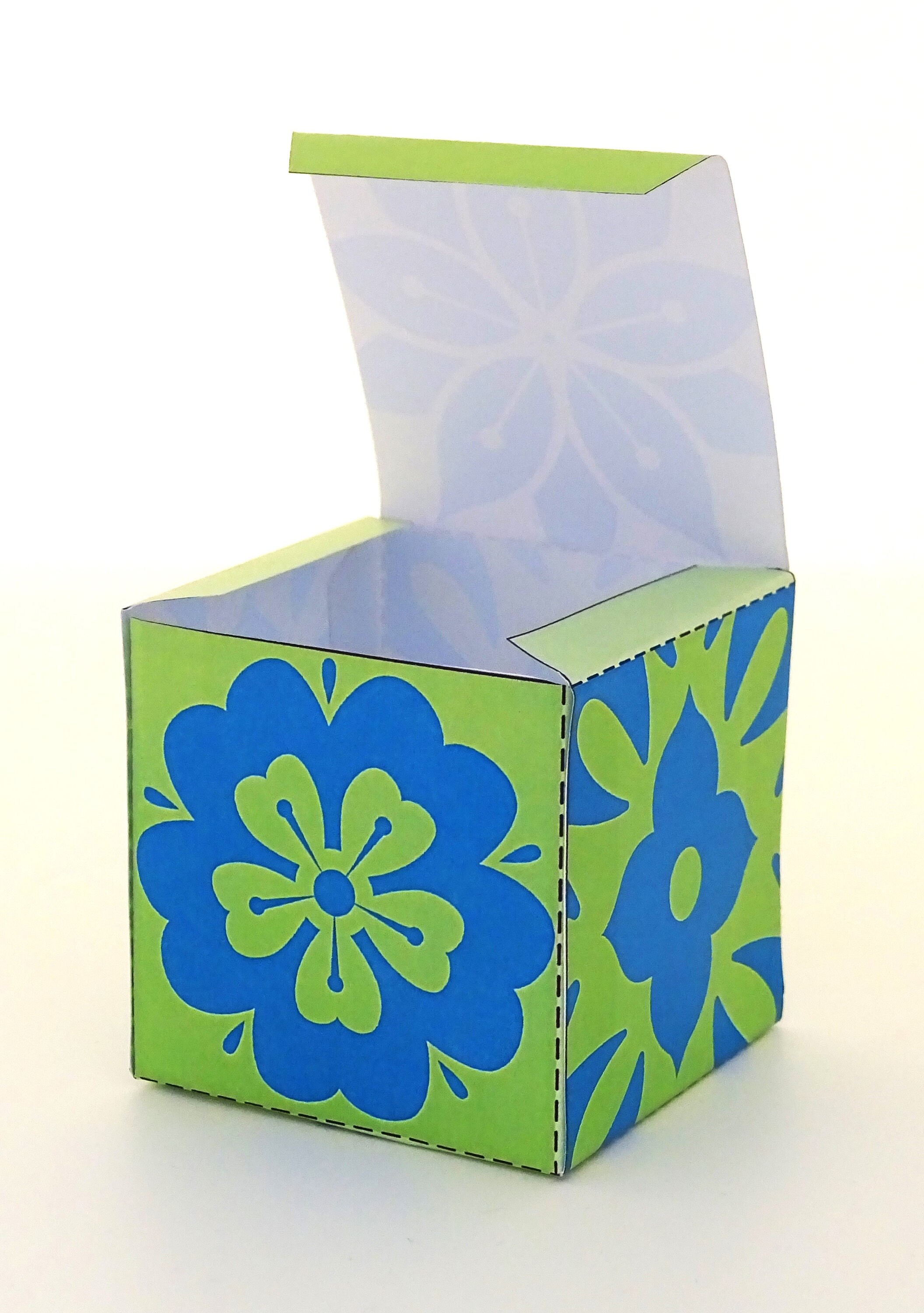 Printable,gift Box Template,with Tile, Mosaic Art Pattern. - Etsy