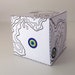 Printable Evil Eye Gift Box | Cube Box Template | DIY Party Favor Box ...
