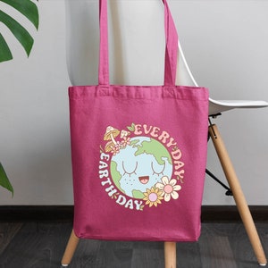 Every Day Earth Day Tote Bag, Earth Day Reusable Grocery Bag,planet ...