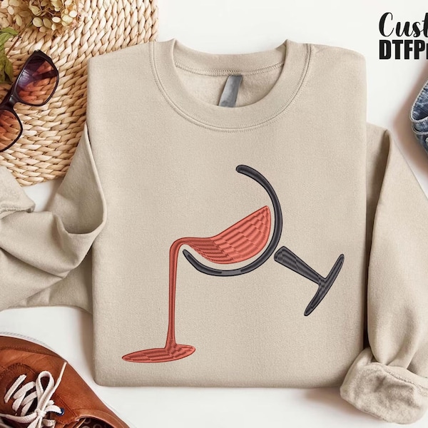 Wine Glass Shirt - Etsy