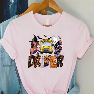 Bus Driver Shirt, Bus Driver Halloween Shirt, Spooky Bus Driver Shirt ...