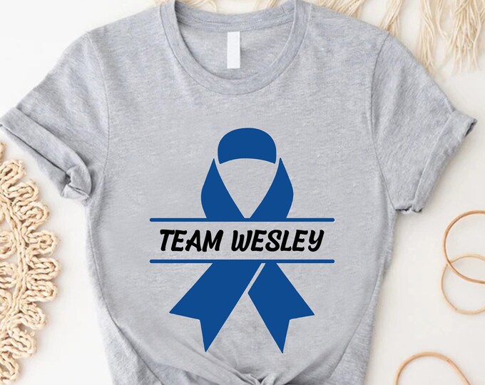 Colon Cancer Shirt, Custom Colon Cancer Awareness Shirt, Personalized ...