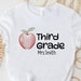 Personalized 3rd Grade Teacher Tshirt, Custom Third Grade Teacher Gift ...