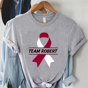 Personalized Team Cancer Shirt, Head and Neck Cancer Support Team Shirt ...