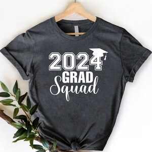 2024 Grad Squad, Graduation Shirt, Senior 2024 Shirt, Graduation Gift ...