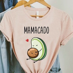 Mamacado Shirt, Mom to Be Shirt, Baby Shower Gift, Pregnancy ...