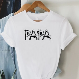 Papa Shirt, Papa Tools Shirt, Funny Papa Birthday Shirt, Papa Fix It ...