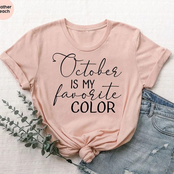 My Favorite Color is October - Etsy