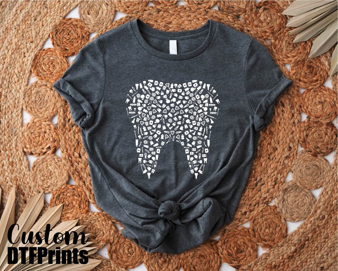 Dentist T-shirt, Tooth Shirt, Dental Vibes Shirt,dental Assistant Shirt ...