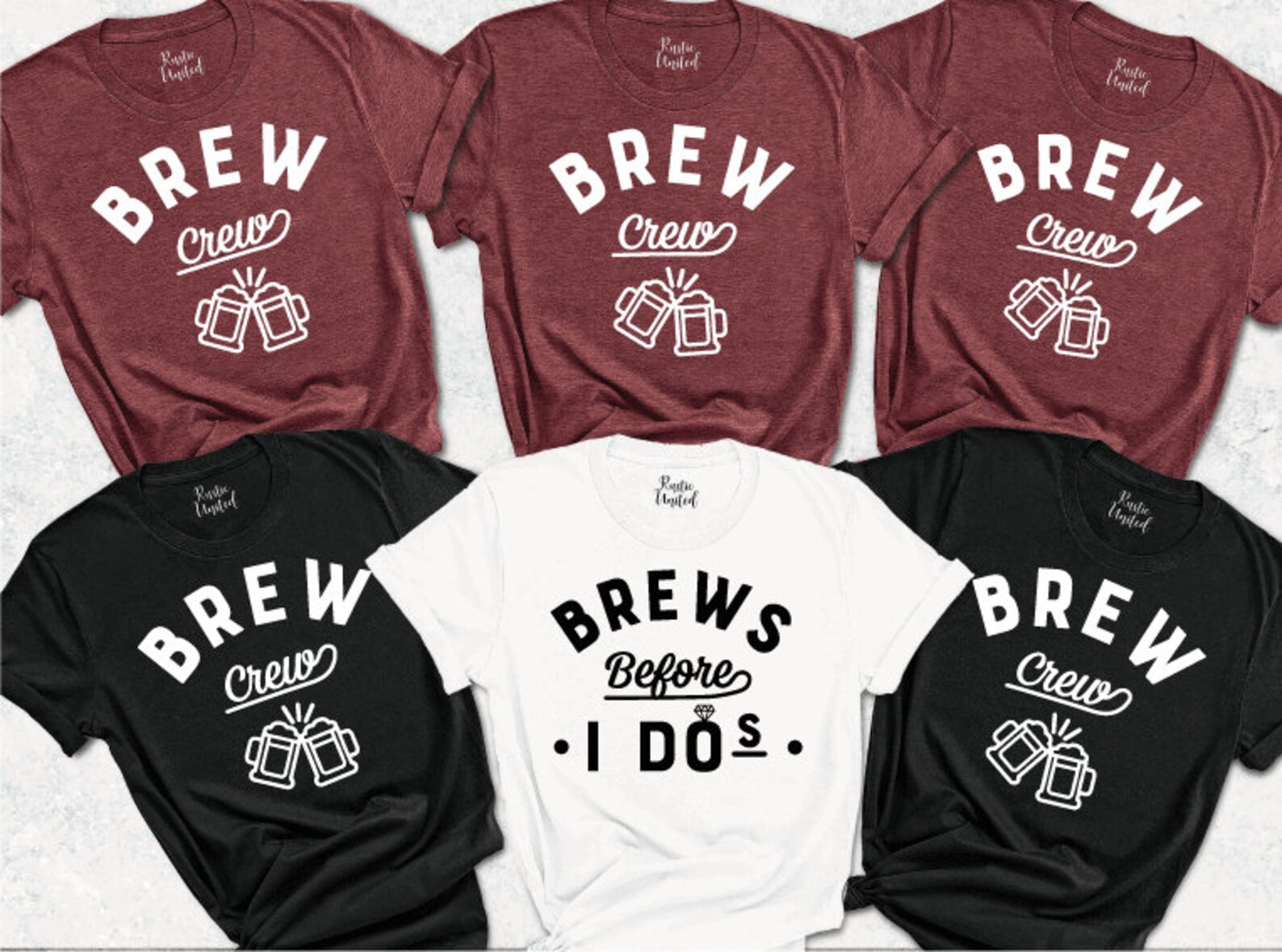 Brew Shirts, Brew Crew Shirt, Brews Before I Do's Shirt, Drinking Party ...