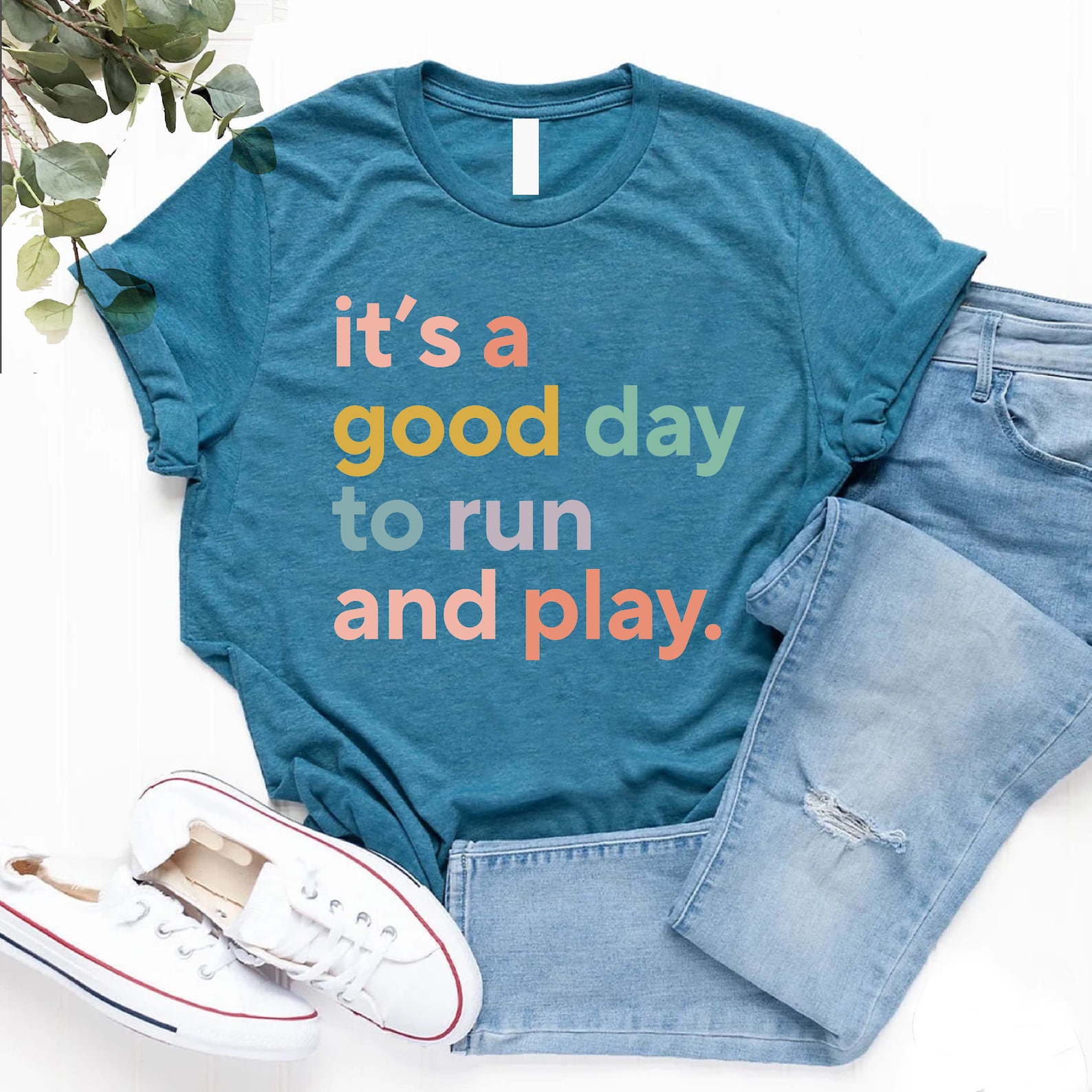 PE Teacher Shirt, It's a Good Day to Run and Play,physical Education ...