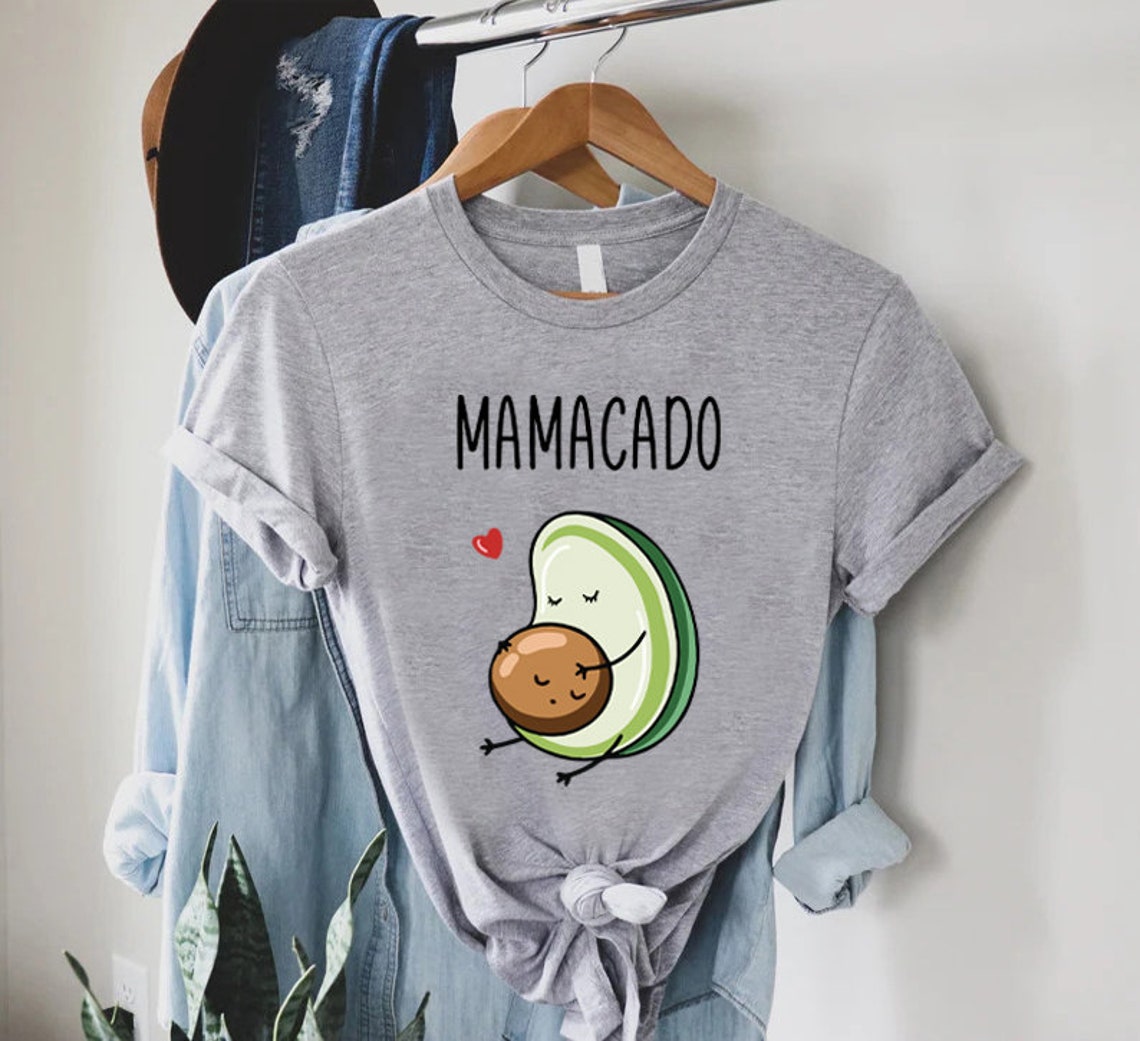 Mamacado Shirt, Mom to Be Shirt, Baby Shower Gift, Pregnancy ...
