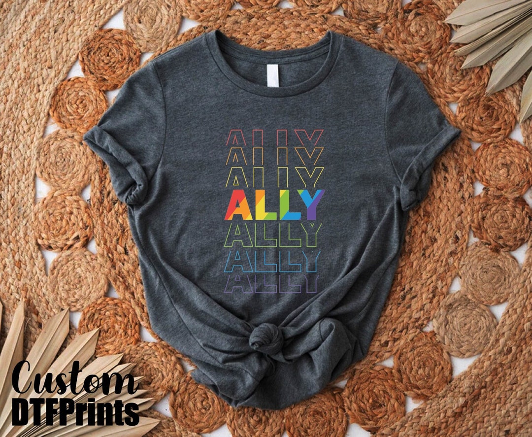 LGBTQ Ally Shirt, Love is Love Tshirt, LGBTQ Support Gift, Trans Ally ...