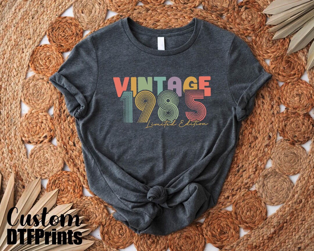 1985 T-shirt, 1985 Birth Year Shirt, Vintage 1985 Limited Edition, 40th ...
