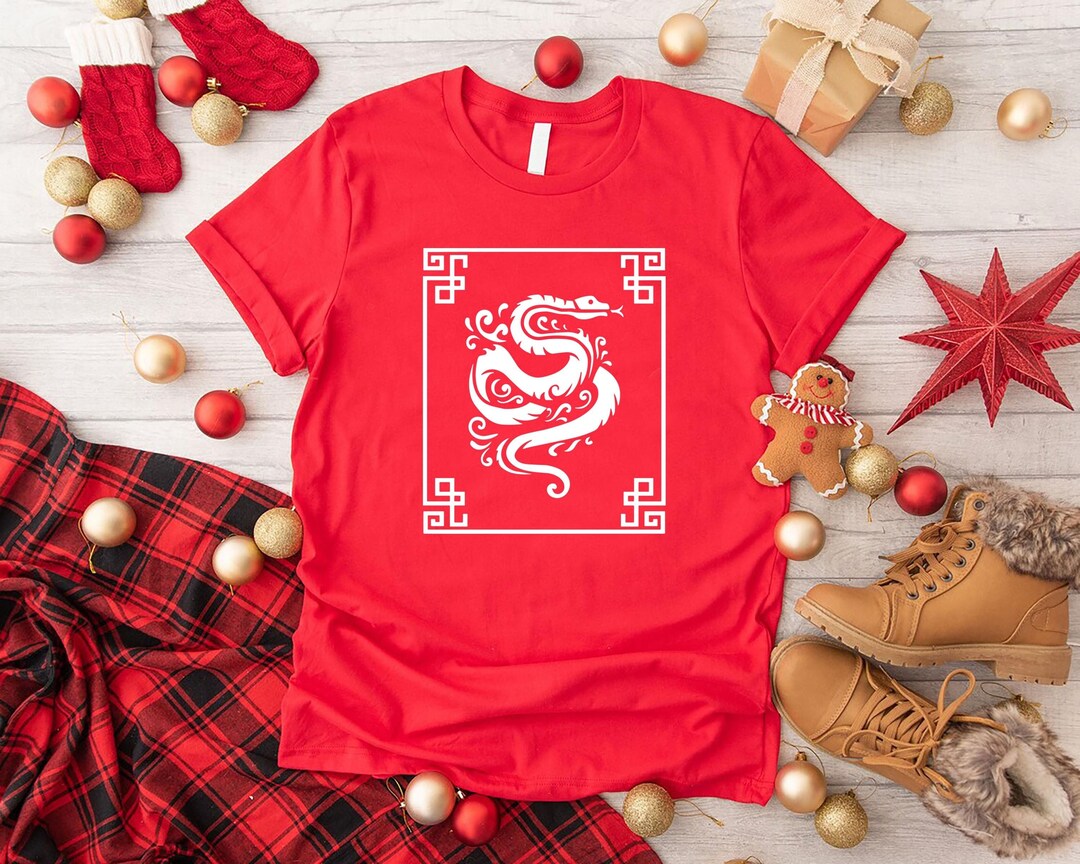 The Year of the Snake T-shirt, Chinese New Year Shirt, Chinese 2025 ...