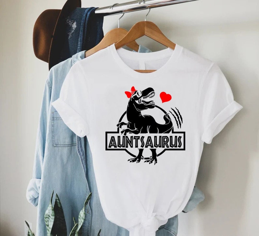 Aunt Saurus Shirt, Auntie Saurus Shirt, Funny Aunt Shirt, Gift for Aunt ...