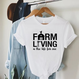 Farm Life Shirt, Farmer Gift Tee, Funny Farm Shirt, Country Shirts ...