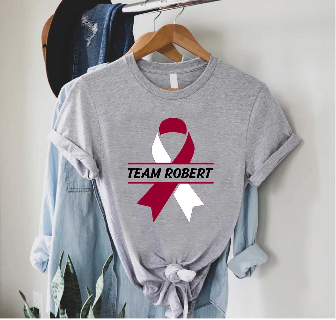Personalized Team Cancer Shirt, Head and Neck Cancer Support Team Shirt ...