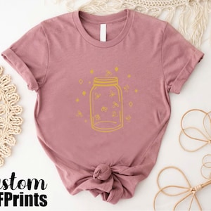 Fireflies Tshirt, Retro Lightning Bug Shirt, Summer Nights Shirt ...