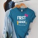 Hello First Grade Shirt, Custom Back to School Shirt for Girls, Fist ...