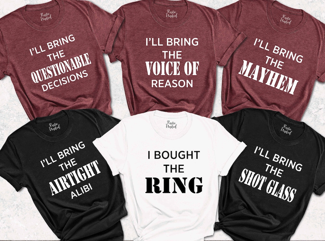 Funny Bachelor Party Shirts, Groomsman Gift, Drinking Party Shirt ...