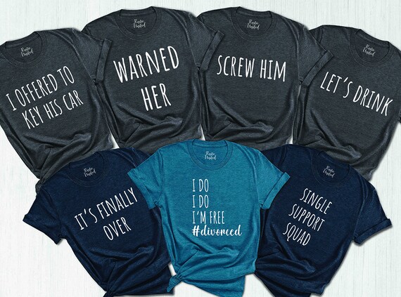 Divorce Party Shirts