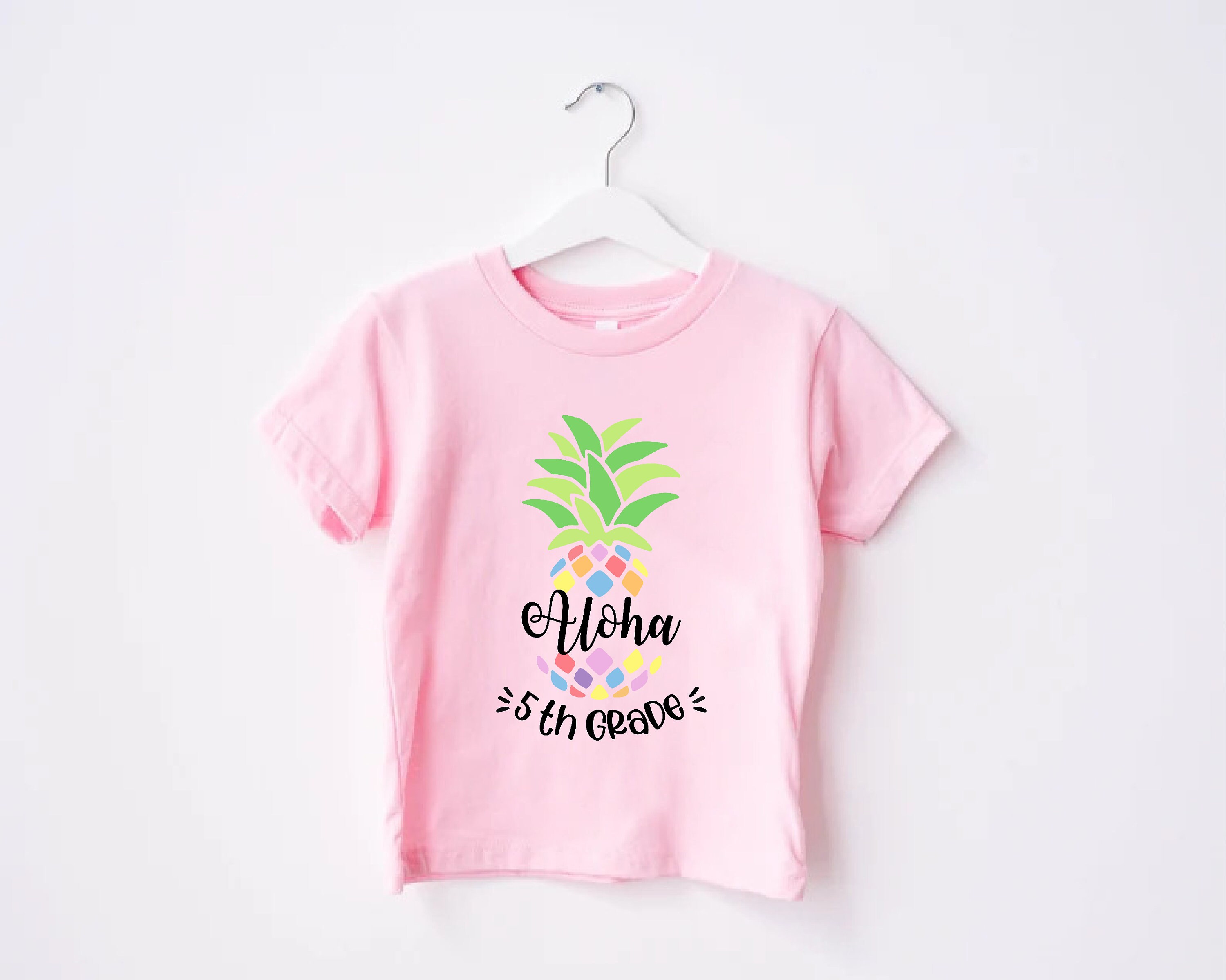 Custom Pineapple Fifth Grade Shirt, Custom 5th Grade Shirt, 1st Day of ...