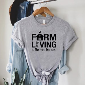 Farm Life Shirt, Farmer Gift Tee, Funny Farm Shirt, Country Shirts ...