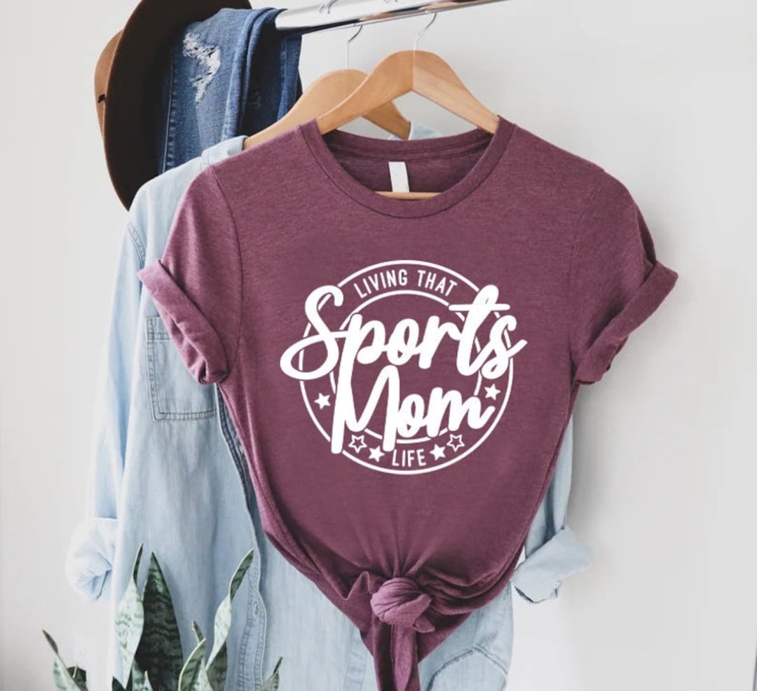 Sports Mom Shirt, Gift for Mum, Mothers Day Shirt, Mom Life Shirt, Mom ...