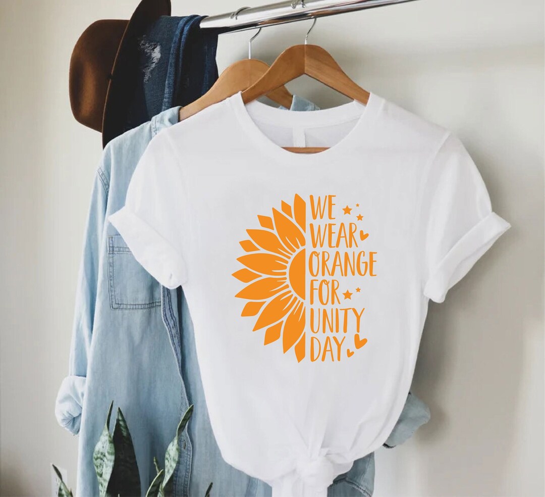 Unity Day T-shirt, We Wear Orange for Unity Day Shirt, Anti Bullying ...