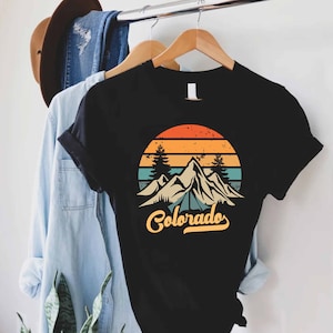 Retro Colorado Shirt,vintage Colorado Mountain Shirt,travel Colorado ...