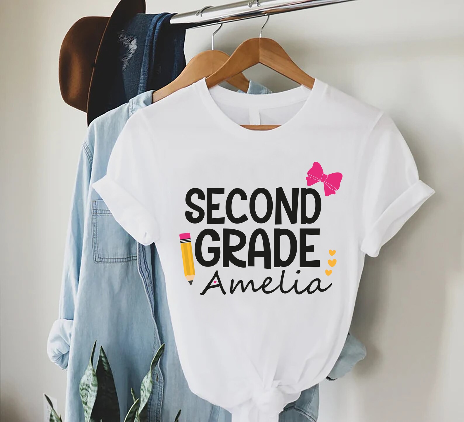 Second Grade Team Shirt, Personalized Second Grade Gift, First Days of ...