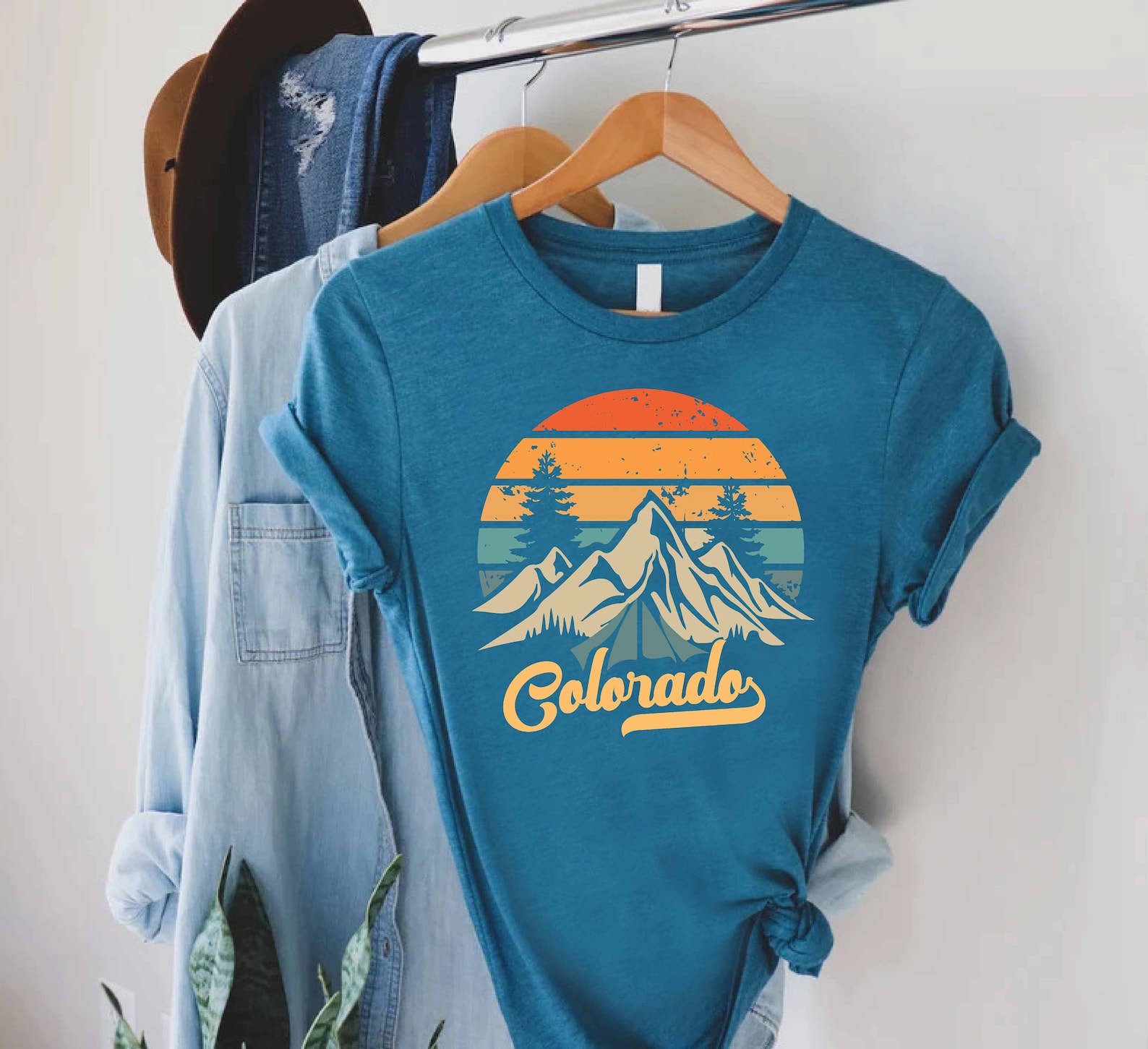 Retro Colorado Shirt,vintage Colorado Mountain Shirt,travel Colorado ...
