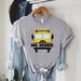 Custom School Bus Shirt, Personalization Transportation Shirt, First ...