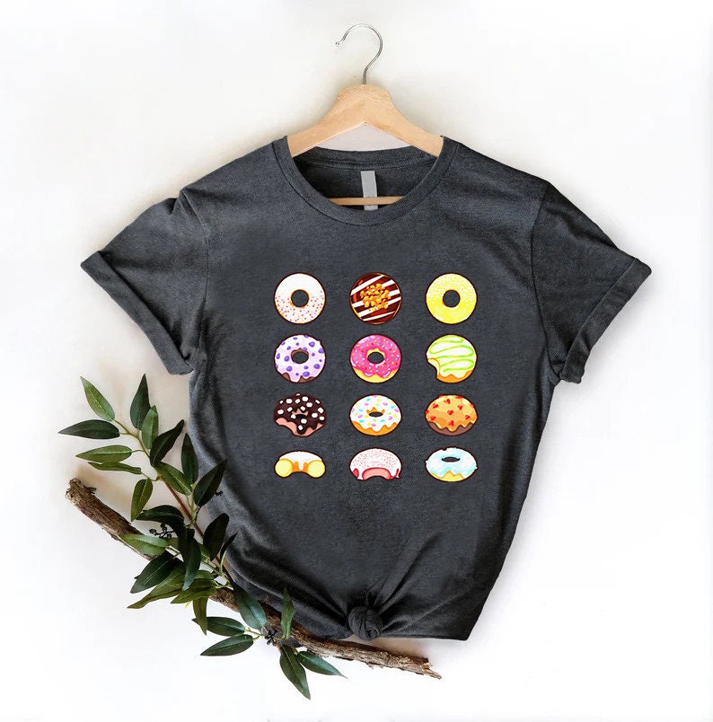 Donut Shirt, Foodie Gift, Pink Donut Party, Donut Lover Shirt, Donut ...