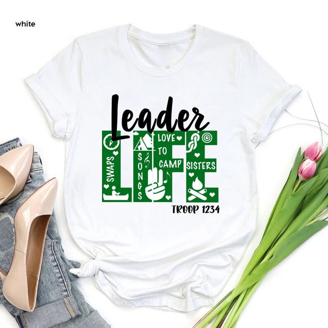 Scout Leader Shirt, Troop Shirt, Scout Leader Gift, Camping Shirt ...