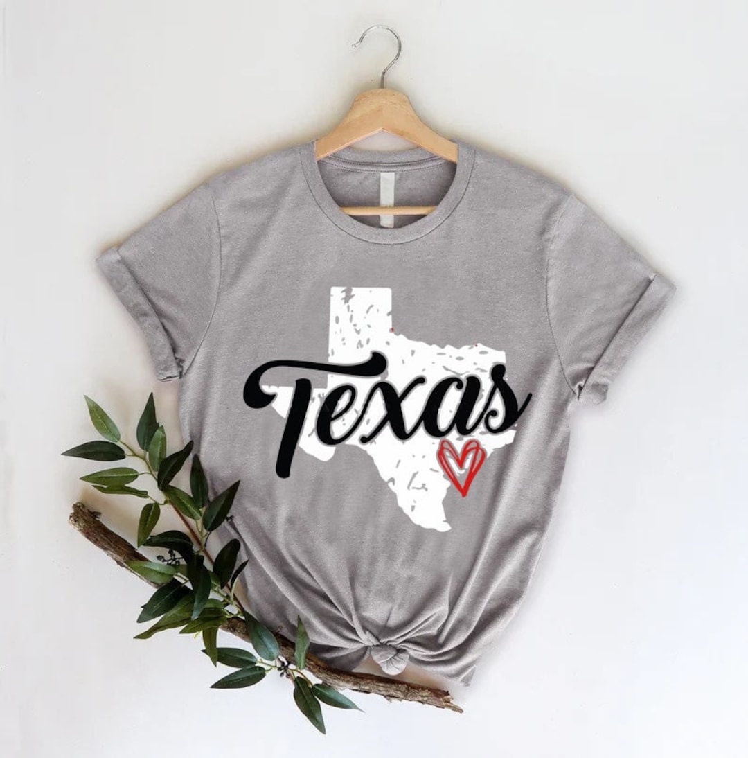 Love Texas Shirt, Gift for Texas Lover, Women Texas State Shirt, Texas ...
