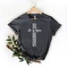 Jesus Cross Shirt, He is Risen Shirt, Easter Quote Shirt, Resurrection ...