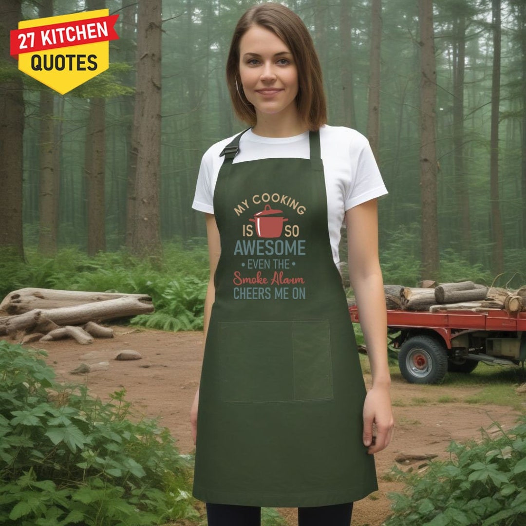Personalized Kitchen Apron,kitchen Sayings Apron,matching 27 Kitchen ...