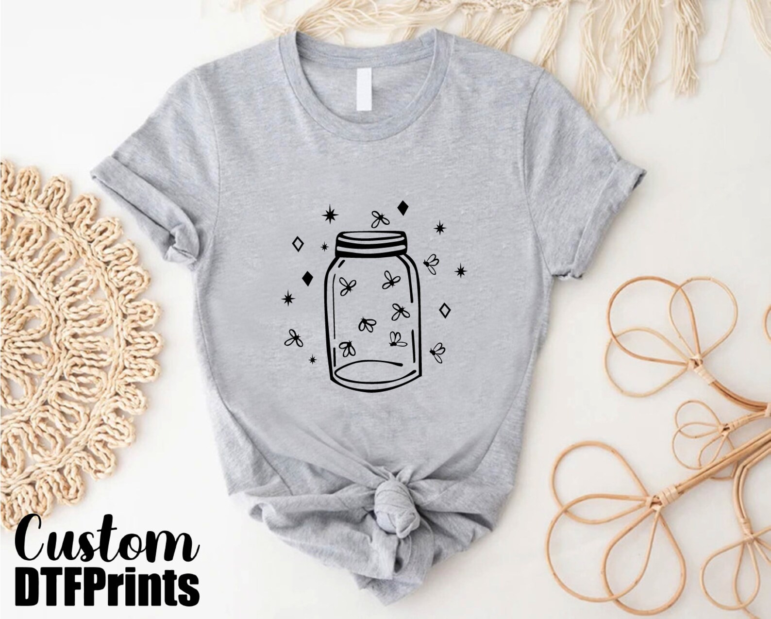 Fireflies Tshirt, Retro Lightning Bug Shirt, Summer Nights Shirt ...