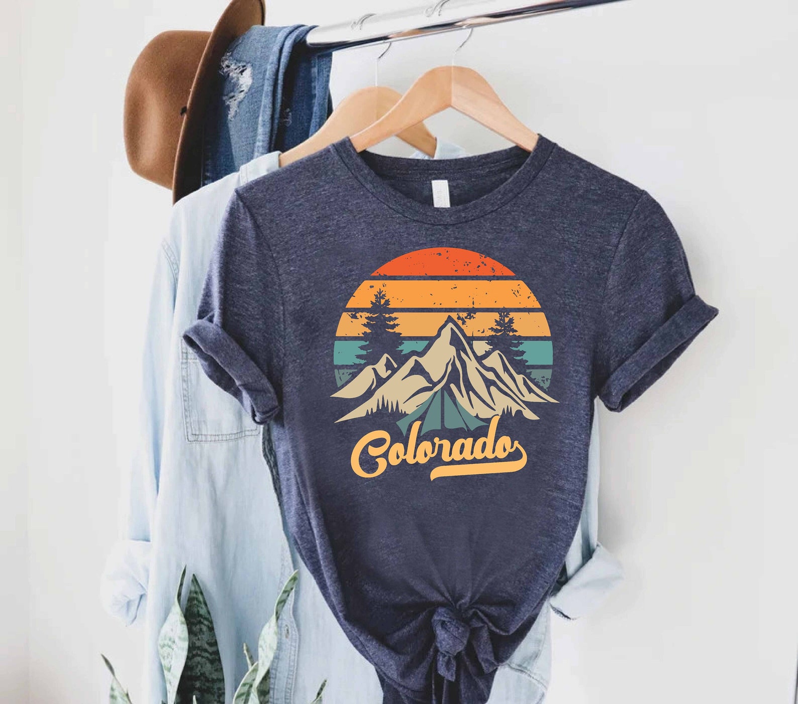 Retro Colorado Shirt,vintage Colorado Mountain Shirt,travel Colorado ...