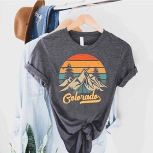 Retro Colorado Shirt,vintage Colorado Mountain Shirt,travel Colorado ...