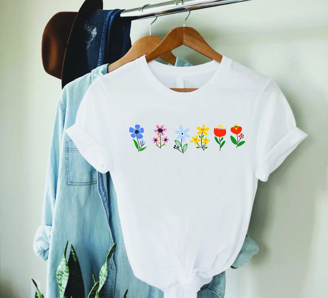 Lgbtq Wildflowers Shirt Pride Lgbtq Flowers Queer Girls Shirt