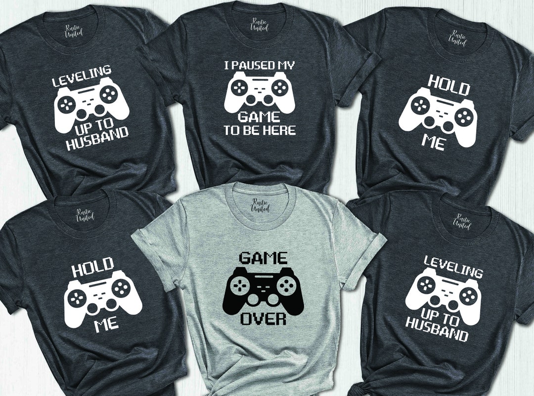 Game Over Bachelor Party Shirt, Custom Bachelor Matching Shirts, Game ...