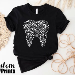 Dentist T-shirt, Tooth Shirt, Dental Vibes Shirt,dental Assistant Shirt ...