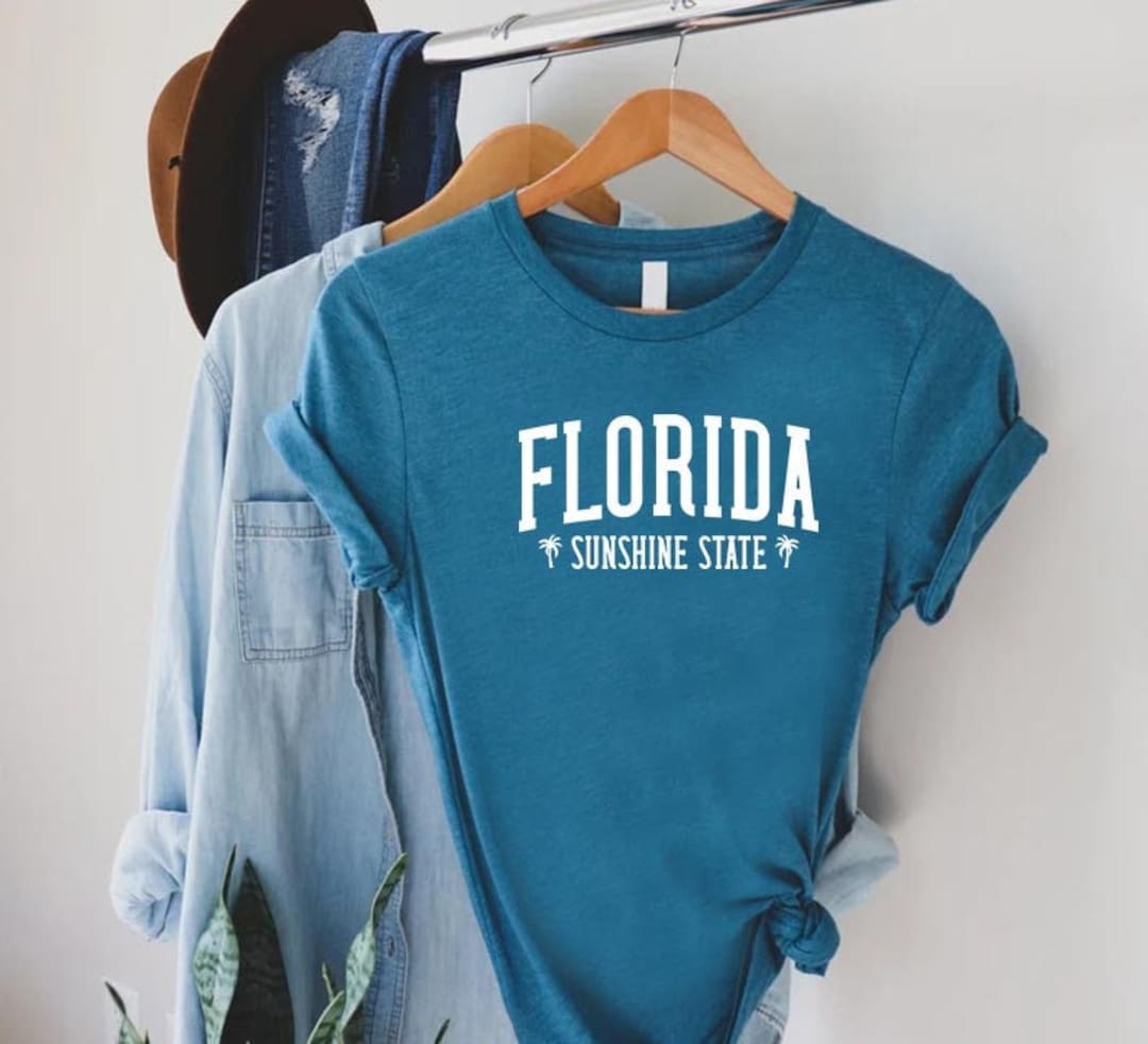 Florida Shirt, Sunshine State Shirt, Florida Beach Shirt, Seaside ...