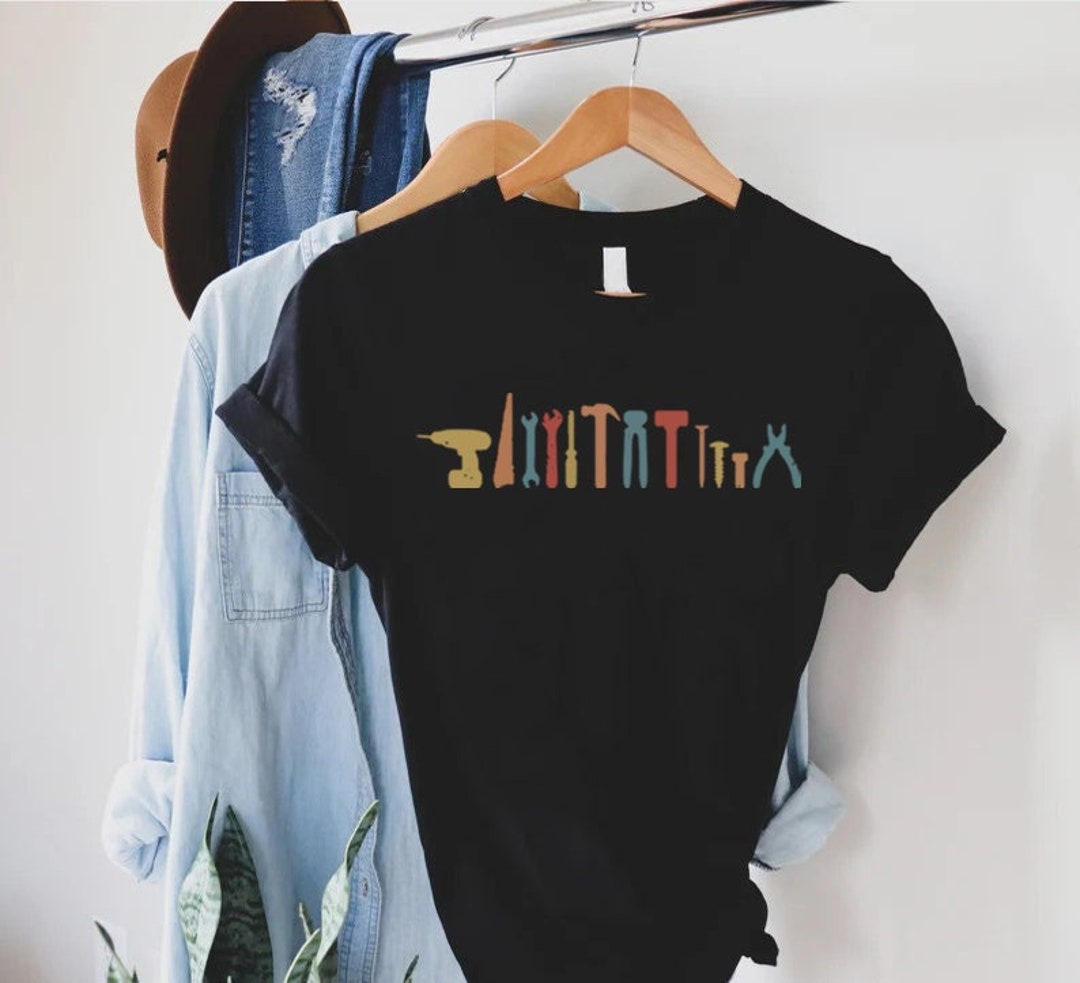 Hand Tools T-shirt, Handy Worker Dad Shirt, Repair Tools Shirt, the ...
