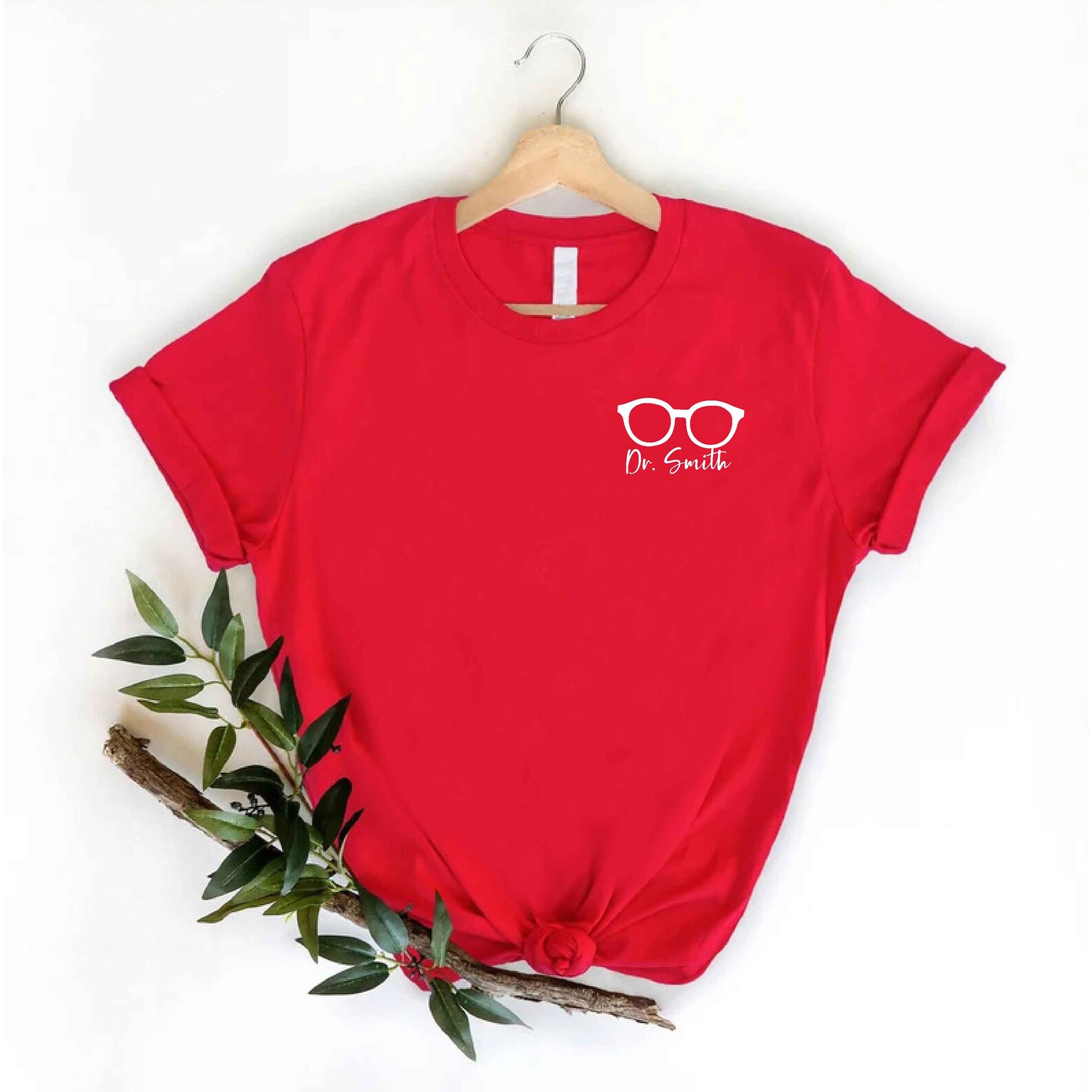 Custom Eyeglass Shirt, Personalized Optician Shirt, Named Gift Shirt ...