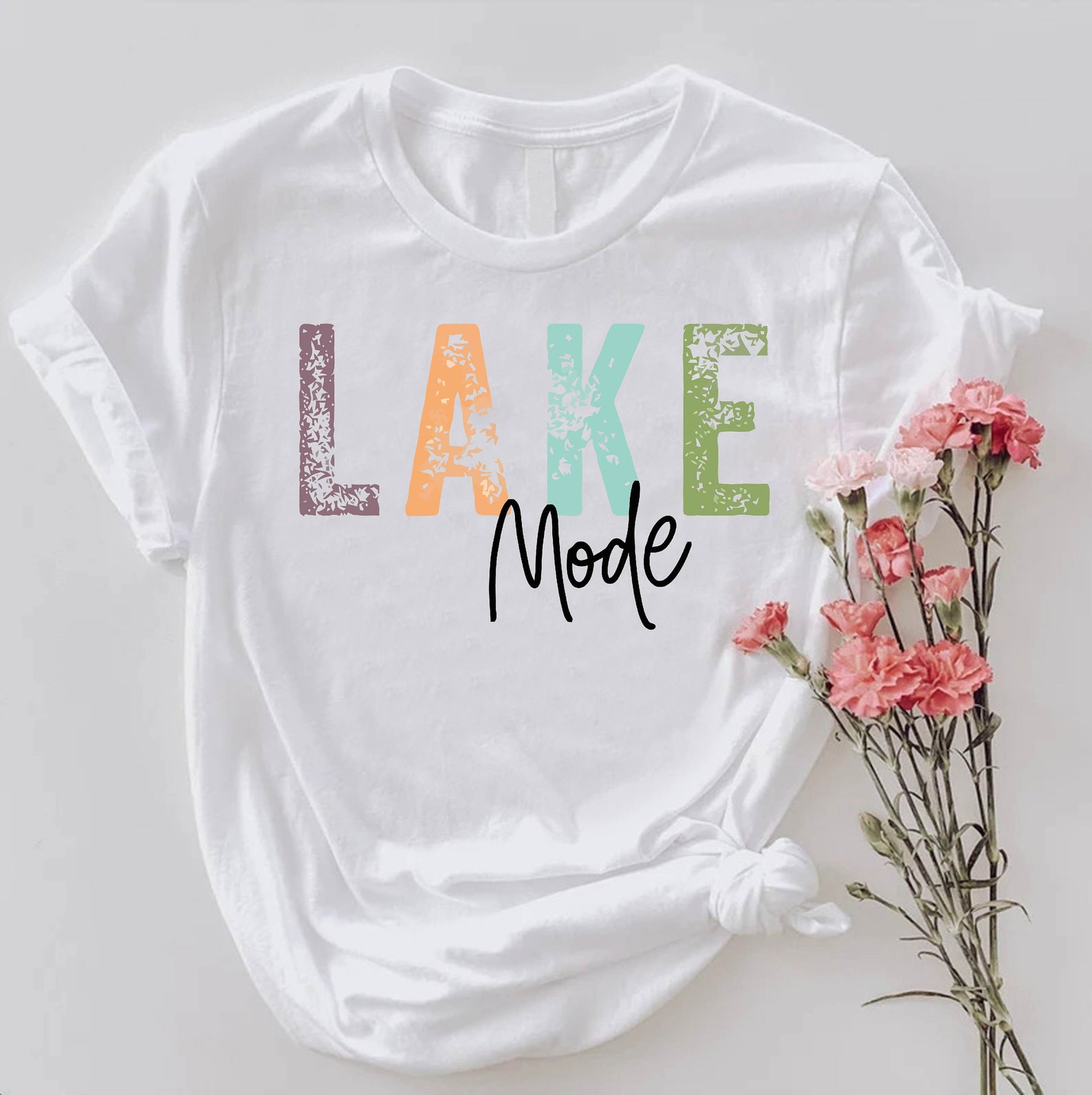 Lake Mode Shirt,lake Life Shirt,summer Vacation Shirt, Lake Vibes Shirt ...