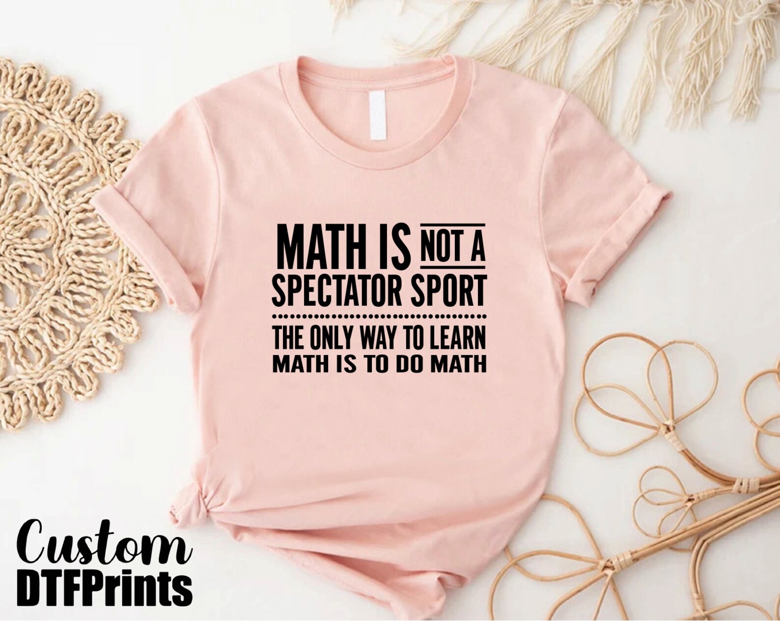 Math Teacher Tshirt, Math is Not A Spectator Sport the Only Way to ...